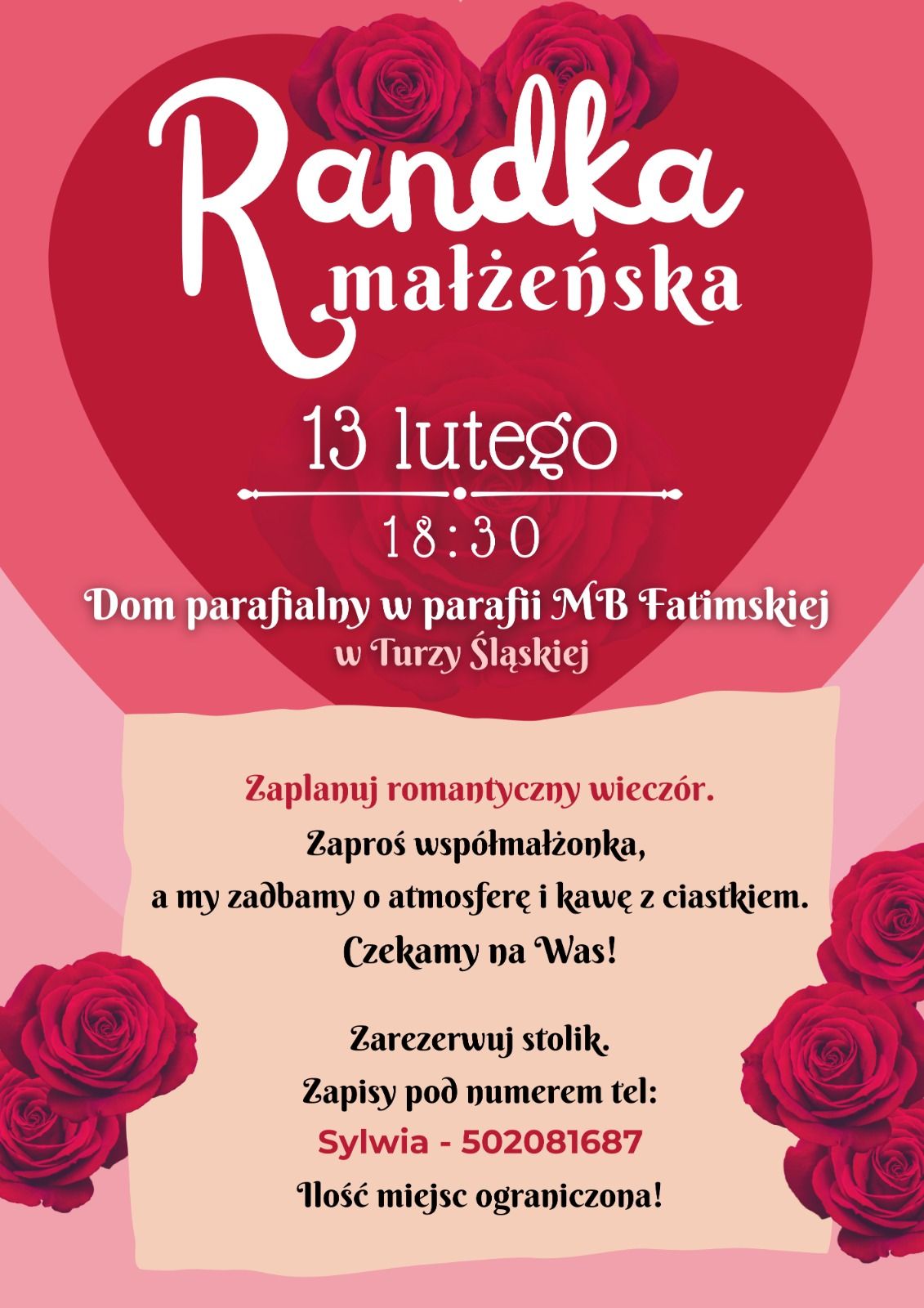 RANDKA MAŁŻEŃSKA – Sanktuarium Matki Bożej Fatimskiej w Turzy Śląskiej